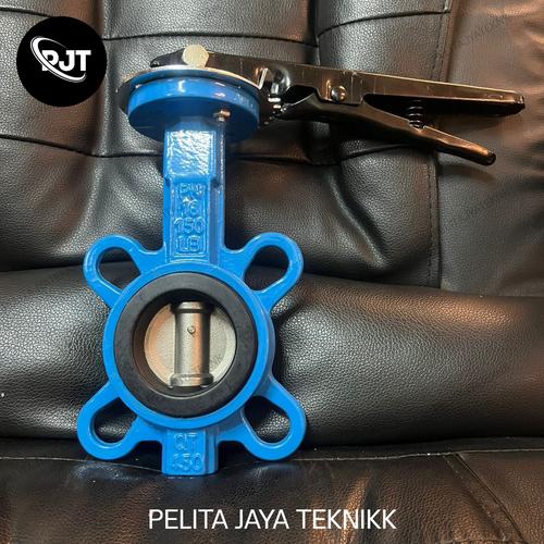 Jual Butterfly Valve Cast Iron 1.5" inch / Butterfly Cast Iron EPDM ...