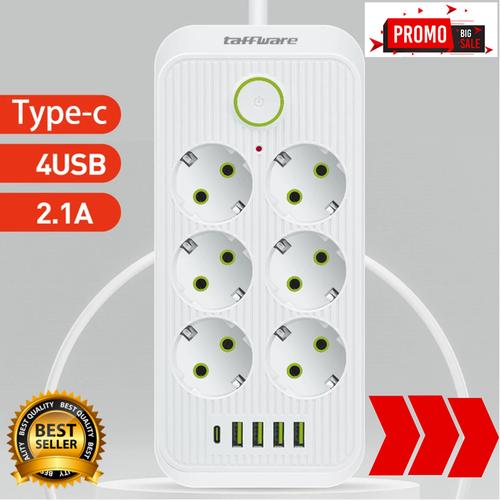 Jual Smart Stop Kontak Sultan USB Type C Terminal Sambungan Anti Panas ...