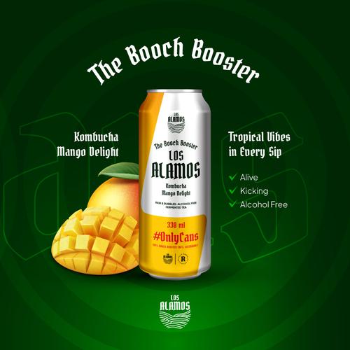 Jual Los Alamos Mango Delight - Mangga Vanilla Kombucha 330ml - Teh ...