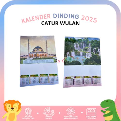 Jual Kalender Dinding 2025 Catur Wulan - masjid pagi - Kota Surabaya ...