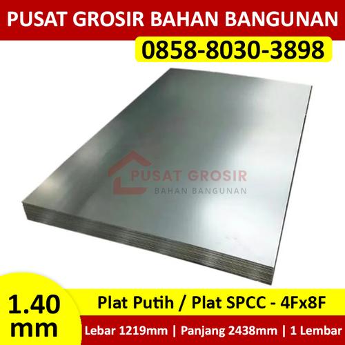 Jual Plat Putih SPCC 1.4mm x 1200mm x 2400mm 4Fx8F Per Lembar - Jakarta ...