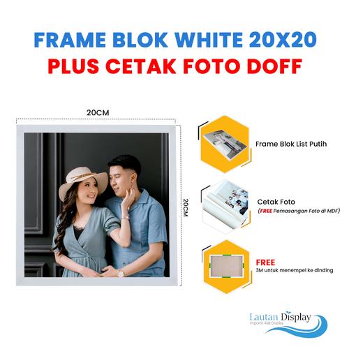 Promo Cetak Foto + Bingkai Cuci Poto Pigura Photo Wall Frame Blok ...
