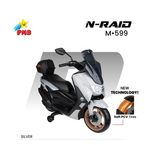 Jual Mainan Motor Aki Anak PMB 599 M599 M-599 NMAX RAID PVC TIRES - Kab ...