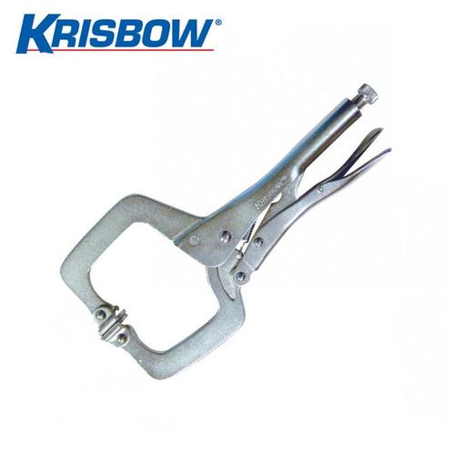Jual Locking Clamp With Swivel Pad 6" KRISBOW / Klem Kayu Besi Dll ...