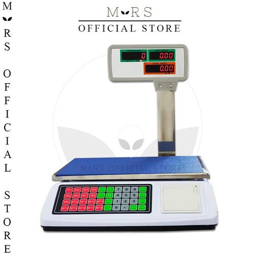 Jual Timbangan Digital Printer 50 Kg Price Computing Scale Print Double Display LED Cetak Kertas ...