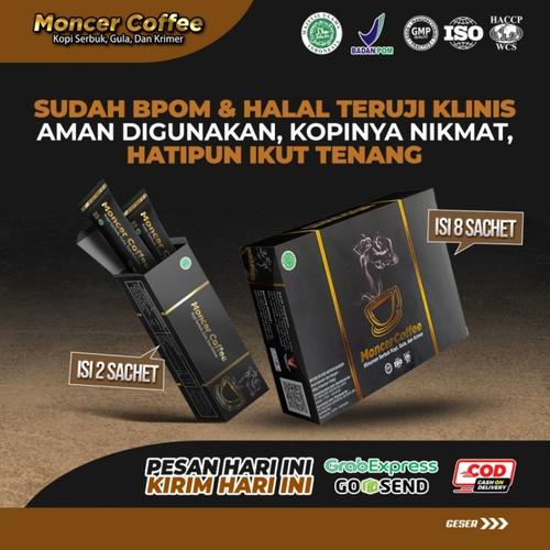 Jual MoncerCoffe Original Herbal 1 Box Isi 8 Sachet Halal dan Sudah ...