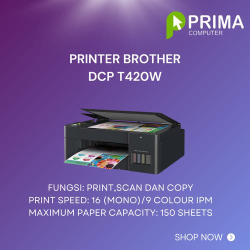 Jual printer brother dcp t420w wifi print copy - Kota Surakarta - Prima ...