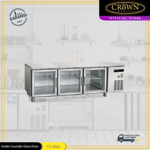Jual CROWN Horeca TZ 400G Under Counter Chiller Meja Pendingin 3 Pintu ...