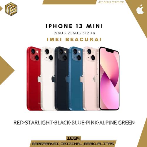 Jual iPhone 13 mini 128GB/256GB/512GB (imei terdaftar beacukai) Fullset Second Normal Mulus ...