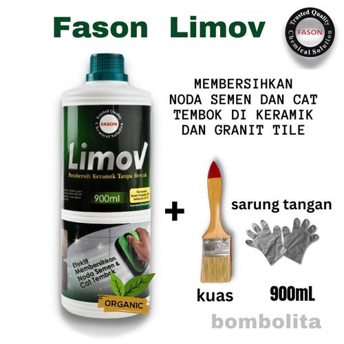 Promo Pembersih Keramik Noda Semen Fason Limov 900ml - 900ml+sbt+stp ...