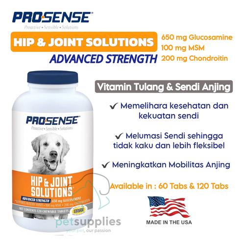 Promo Vitamin tulang dan sendi anjing PROSENSE HIP & JOINT SOLUTION ...