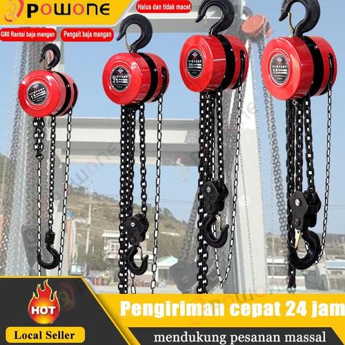 Jual jual CHAIN BLOCK HOIST KATROL ANGKUT BARANG 1 ton 2 tons 3meter ...