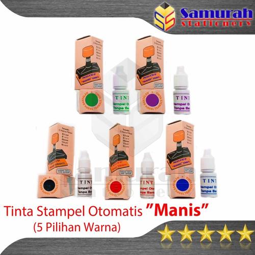 Jual Isi ulang Tinta Stampel Otomatis Manis / Refill Stamp Ink flash 5 ...
