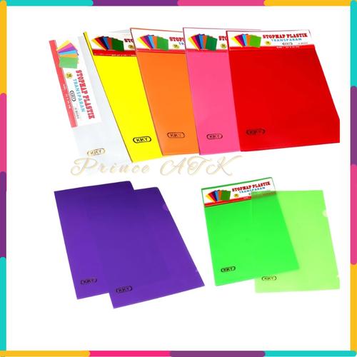 Jual MAP PLASTIK L PUTIH ISI 12 PCS MERK KIKY TRANSPARANT UKURAN FOLIO ...