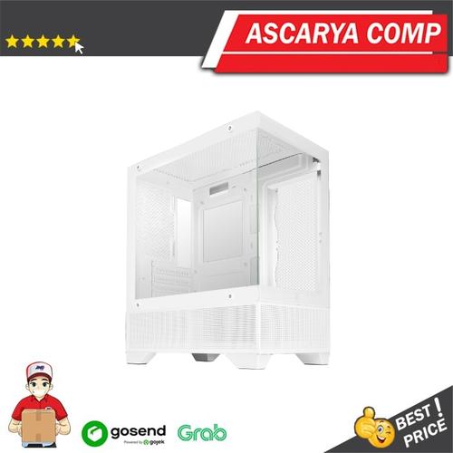 Jual Casing CUBE GAMING YASH WHITE - mATX Tempered / Casing PC Gaming ...