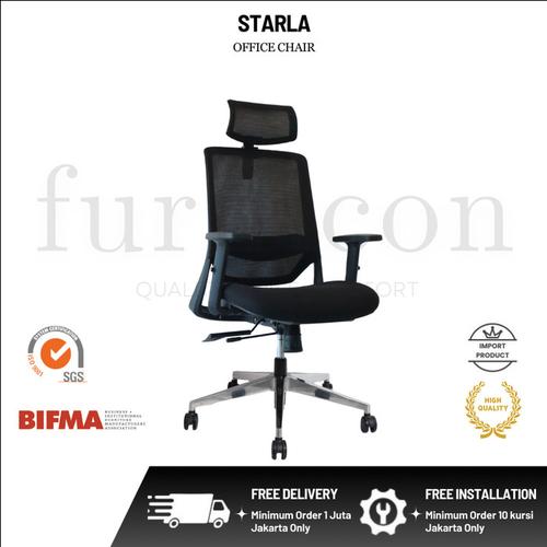 Jual Kursi Kantor Ergonomis Furnicon Starla With Headrest / Kursi Kerja ...
