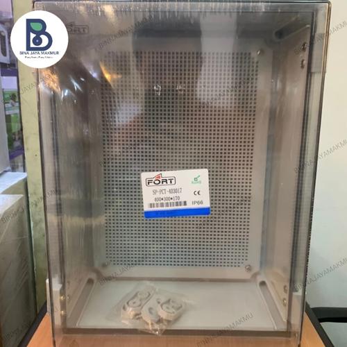 Jual Junction Box Transparan ABS 400x300x170 IP66 / SP-PCT-403017 / Box ...