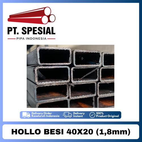 Jual Besi Hollo 4x2 / Hollow Hitam 40x20 Tebal 1.8mm (100 Batang) - 04 ...