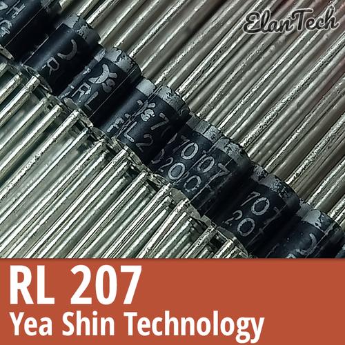 Jual RL207 Diode 2A 1000V Good-ark Original RL 207 DO-15 Dioda ElanTech ...