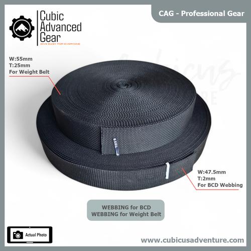Jual CAG Dive Webbing for BCD Weight Belt | Backplate Sidemount Harness ...