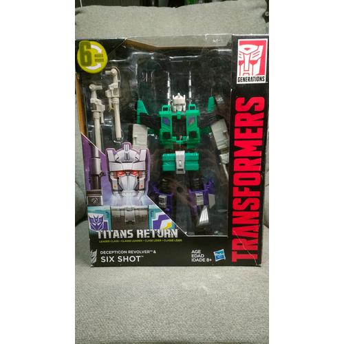 Jual Transformers Generation Titan Return Decepticon Revolver & Six ...