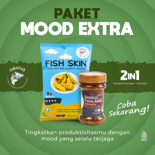 Promo Caliofish Paket Mood Extra 2in1 Sambal Tuna Asap + Fish Skin ...