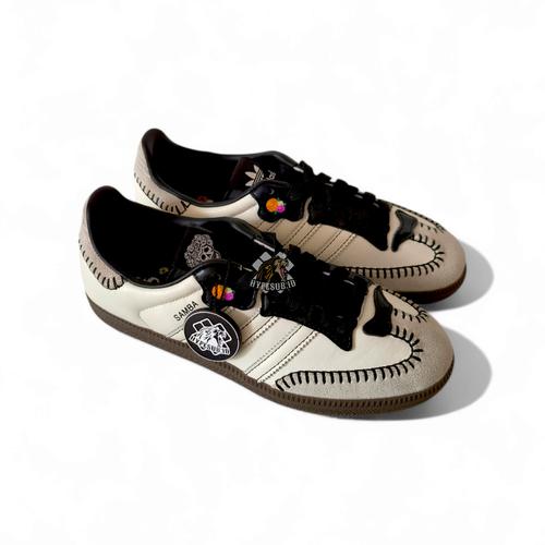 Jual Adidas Samba Halloween Dia De Muertos Pack White GS (Original 100% ...