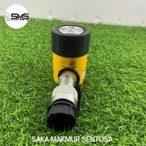 Jual Hydraulic Cylinder 10 Ton 26mm RC-101 BARTON Hidrolik Jack 10T ...