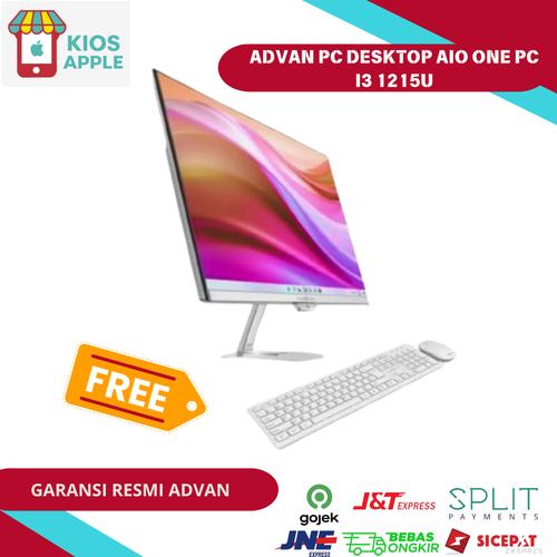 Jual ADVAN PC DESKTOP AIO ONE PC I3 1215U 8GB 256SSD W11 PC ALL IN ONE ...