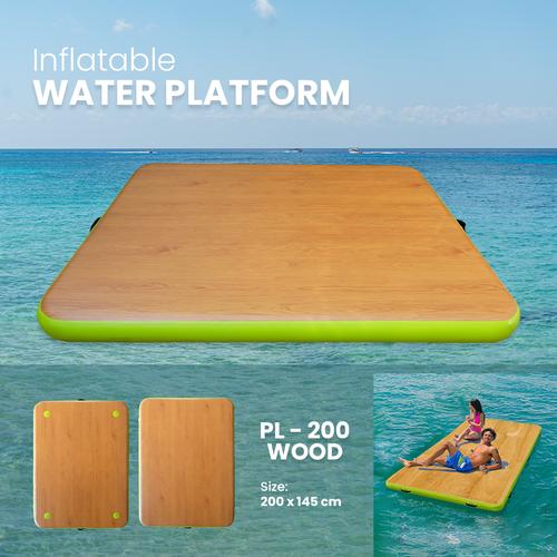 Jual Inflatable Water Platform PL - 200 Wood / Inflatable Swim Platform ...