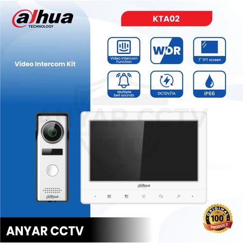 Jual DAHUA VIDEO INTERCOM KIT ANALOG KTA02 ( VTH1020J + VTO1000J ...
