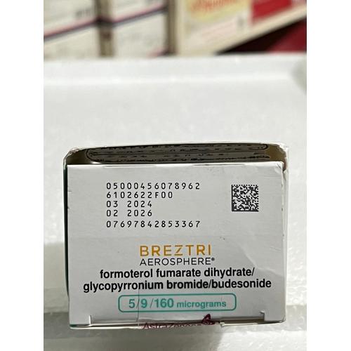 Jual Ready Breztri Aerosphere 5/9/160mcg inhaler 120 doses - Jakarta ...