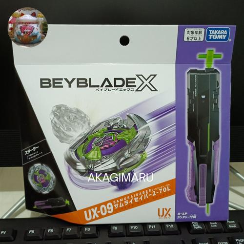 Jual Beyblade X UX-09 Samurai Saber 2-70L TakaraTomy SamuraiSaber ...