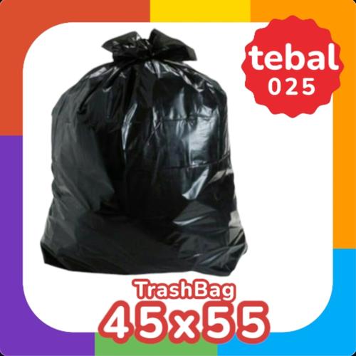 Jual [1pack=50pc] TRASH BAG HITAM 45x55 Plastik Kantong Sampah Jumbo ...