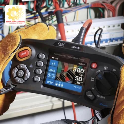 Jual CEM DT-6650 MultiFunction installation tester with insulation ...