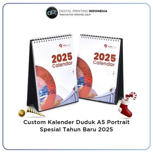 Jual Custom Kalender Duduk A5 Portrait Spesial Tahun Baru Custom Foto ...