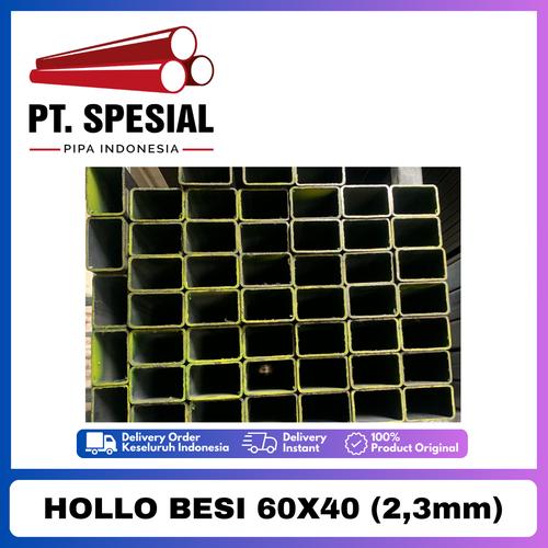 Jual Besi Hollo 6x4 / Hollow Hitam / Hollo Besi 60x40 Tebal 2.3mm - 03 ...