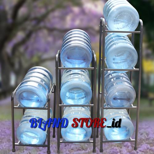 Jual Rak Galon 4 3 2 Susun Atau Tempat Galon Susun Hitam - Putih ...