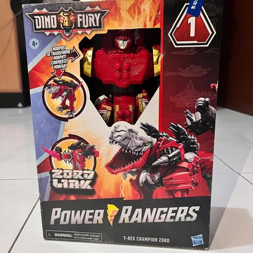 Jual hasbro zord link T-rex champion zord power rangers dino fury ...