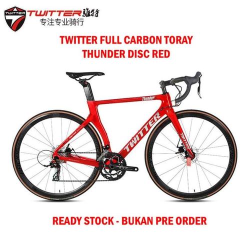 Jual Twitter Thunder Sepeda Roadbike Full Carbon Sram RetroSpec 22 ...