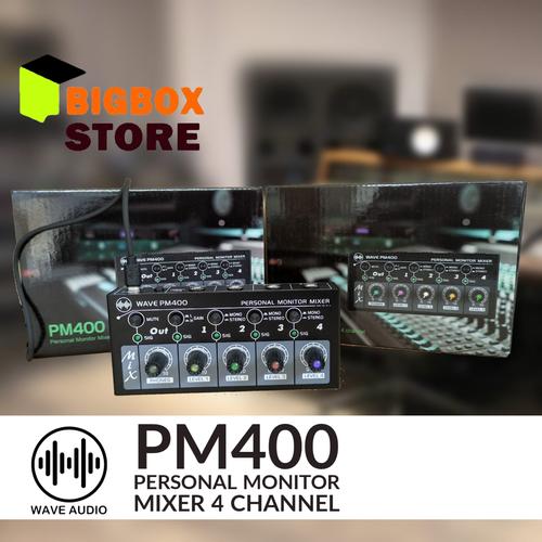 Jual Wave PM400 Personal Monitor Mixer 4 Channel Original - Jakarta ...