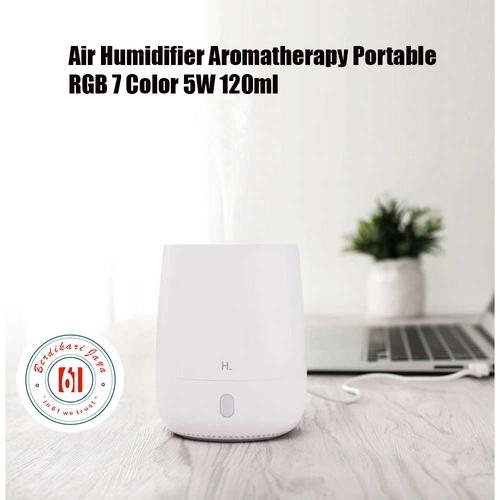 Jual Air Humidifier Aromatherapy Portable RGB 7 Color 5W 120ml (WHITE ...