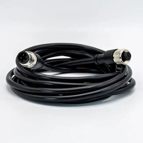 Jual M12 Cable 4 pin male to M12 4 pin female Connector Straight 24awg ...