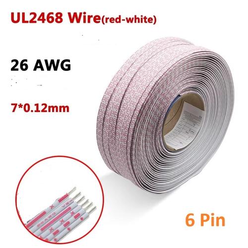 Jual kabel pita 6 pin 6 Jalur 6P Pelangi Cable Pipih 6Pin Ribbon Flat ...