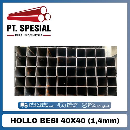 Jual Besi Hollo Hitam 4x4 / Hollo Besi 40x40 Tebal 1.4mm (50BTG) - 13 ...