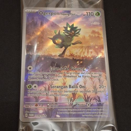Jual Pokemon TCG Indonesia Ogerpon AR Promo Tiktok Challenge - Kota ...