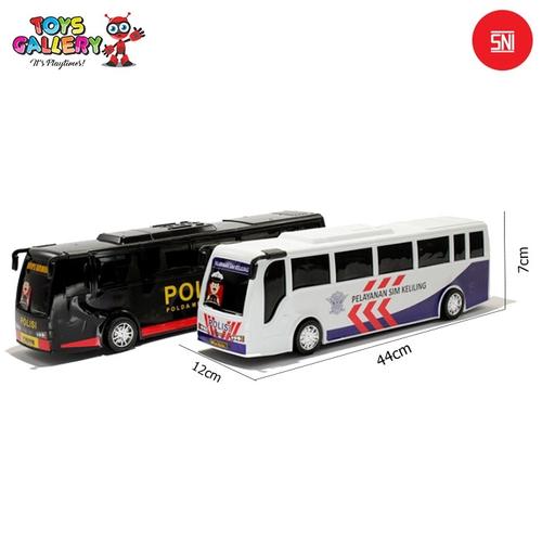 Jual Mainan Bus Polisi Police Bus Friction RKC02041-4 - Putih - Kab ...