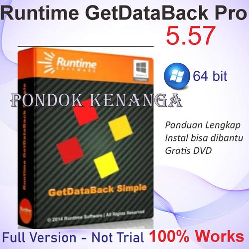 Jual Runtime GetDataBack - Full Version, No Trial - Kota Bekasi ...