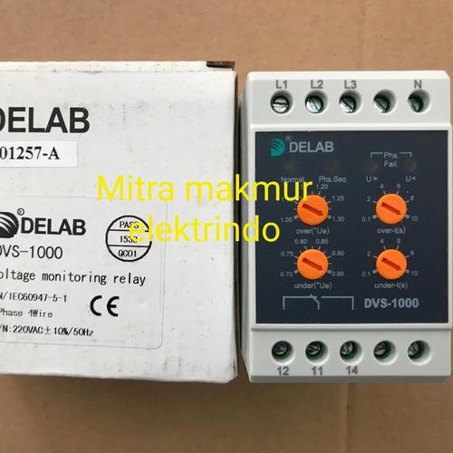 Jual monitoring relay delab dvs 1000 / relay delab dvs1000 original ...