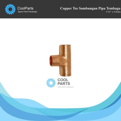 Jual COPPER TEE SAMBUNGAN PIPA TEMBAGA 1/4" - 2 1/8" - 1/4 - Jakarta ...